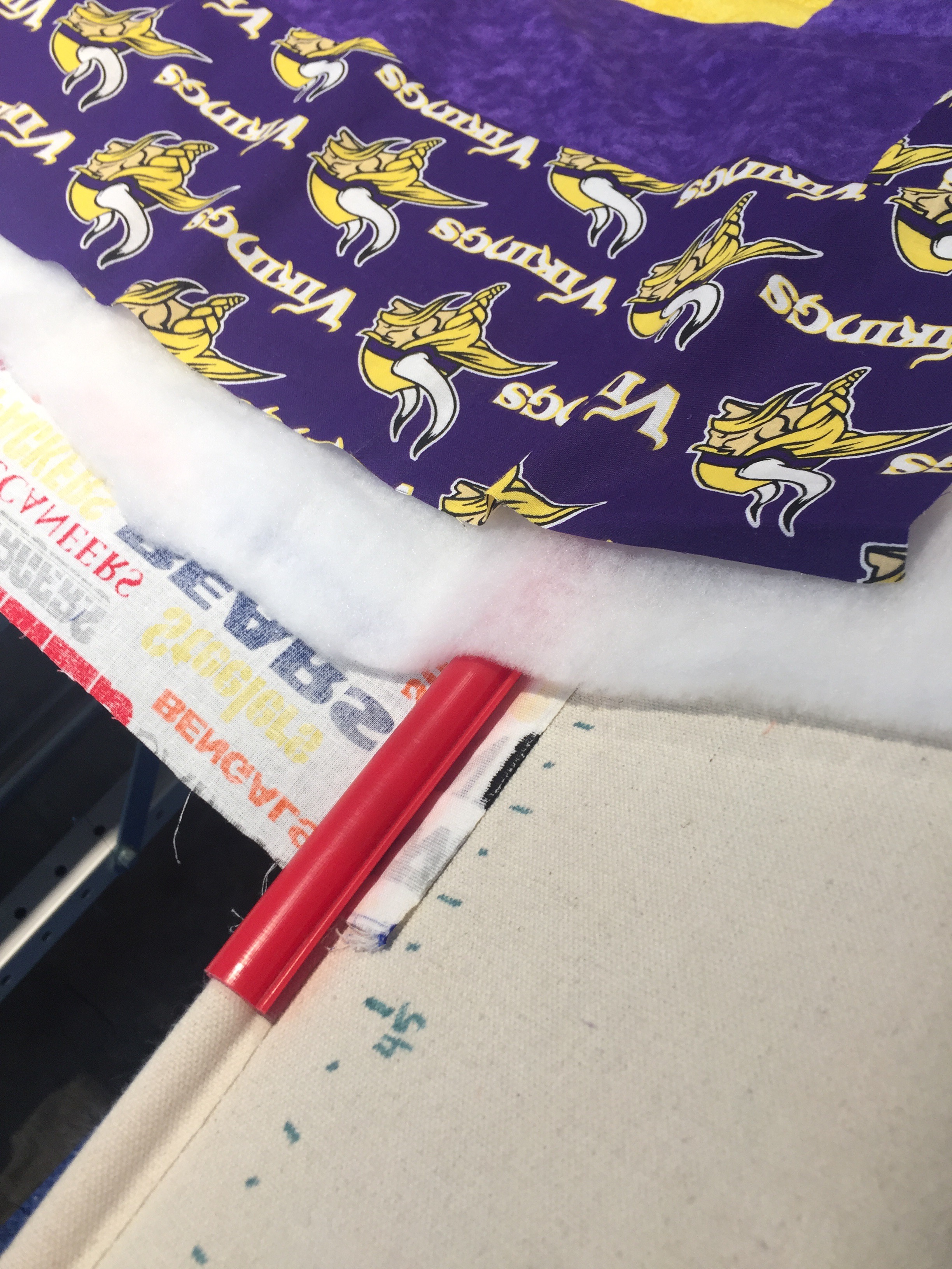 Longarm Lesson – Backing Too Short – Free Form Quilts